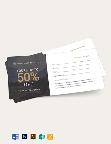 Download 22 Travel Voucher Templates In Apple Pages Template