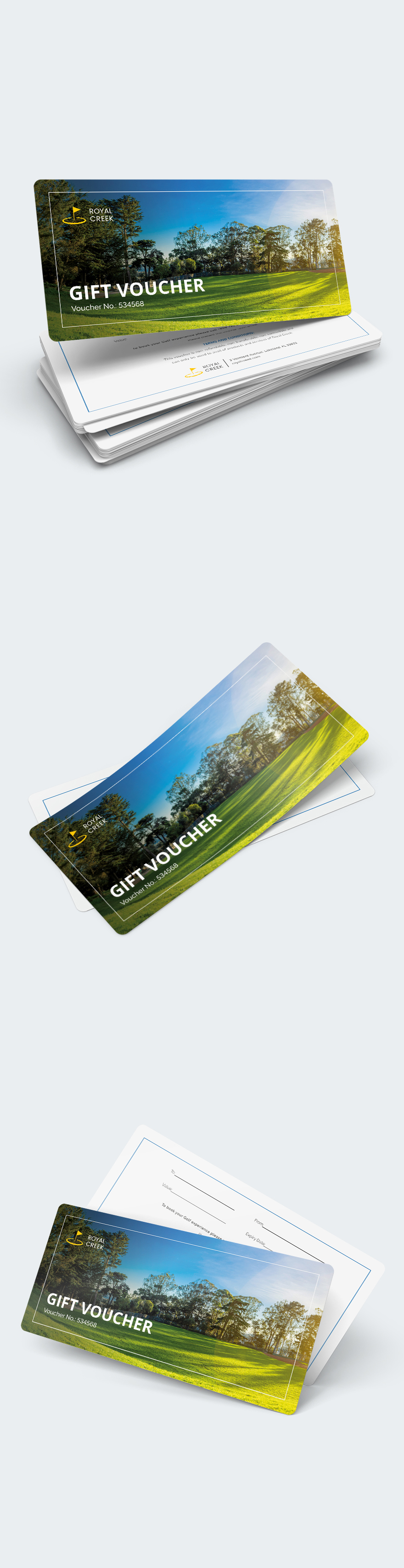 Golf Gift Voucher Template - Illustrator, Word, Apple Pages, PSD ...