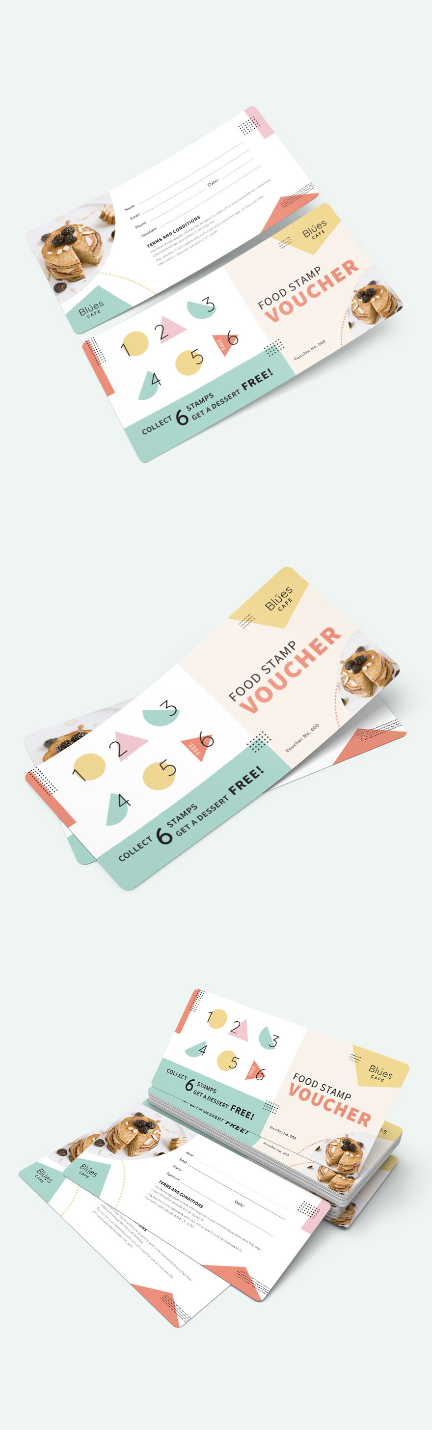 Food Stamp Voucher Template - Illustrator, Word, Apple Pages, PSD ...