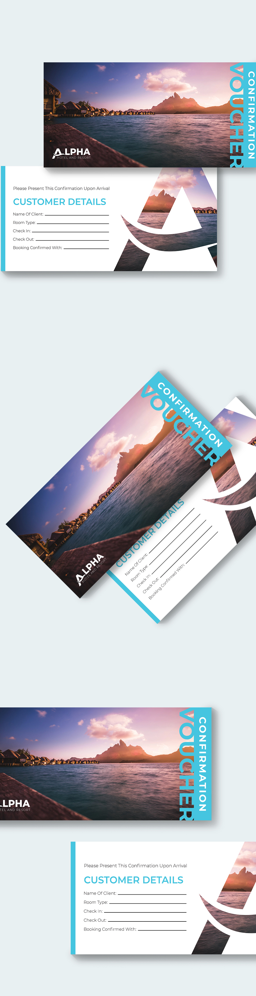 Travel Agent Hotel Voucher Template - Illustrator, Word, Apple Pages ...