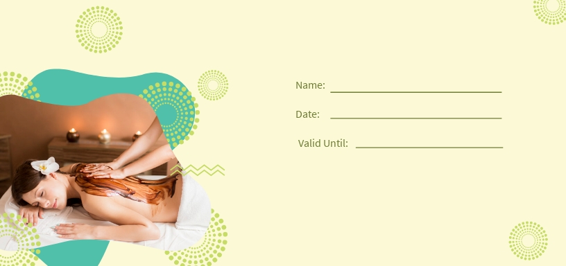 Printable Spa Voucher Template Free PDF Word PSD Apple Pages 