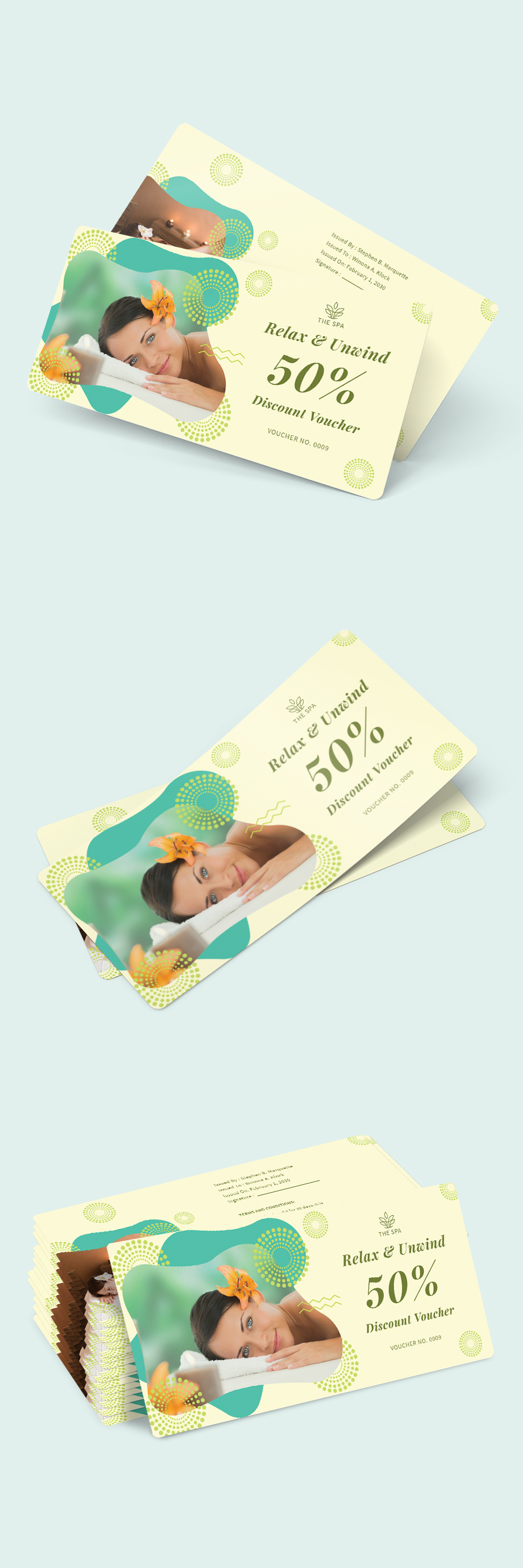 Free Sample Spa Voucher Template - Illustrator, Word, Apple Pages, PSD ...