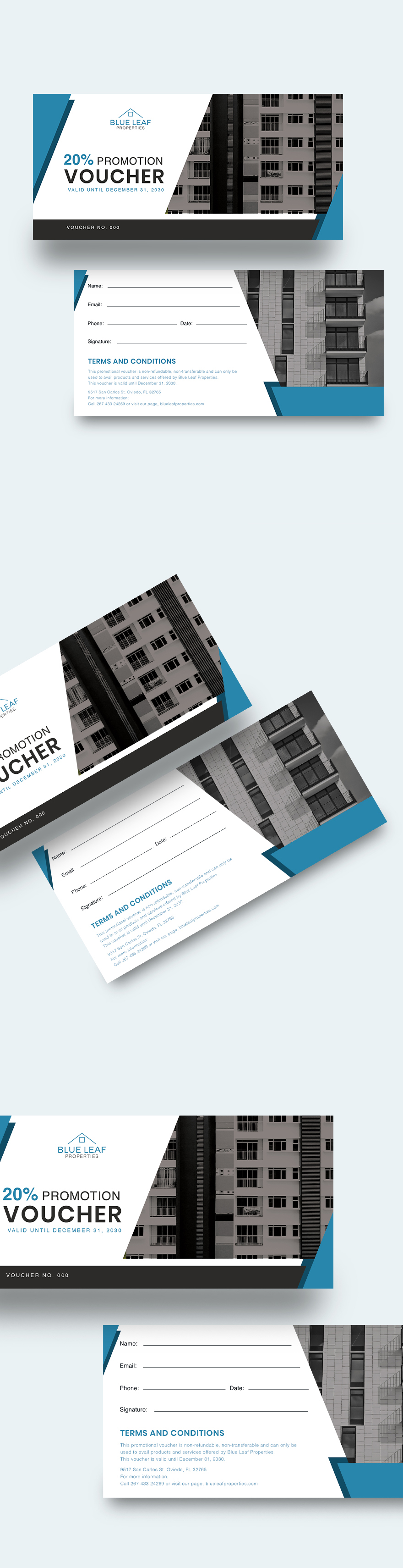 Opening Promotion Voucher Template - Illustrator, Word, Apple Pages ...