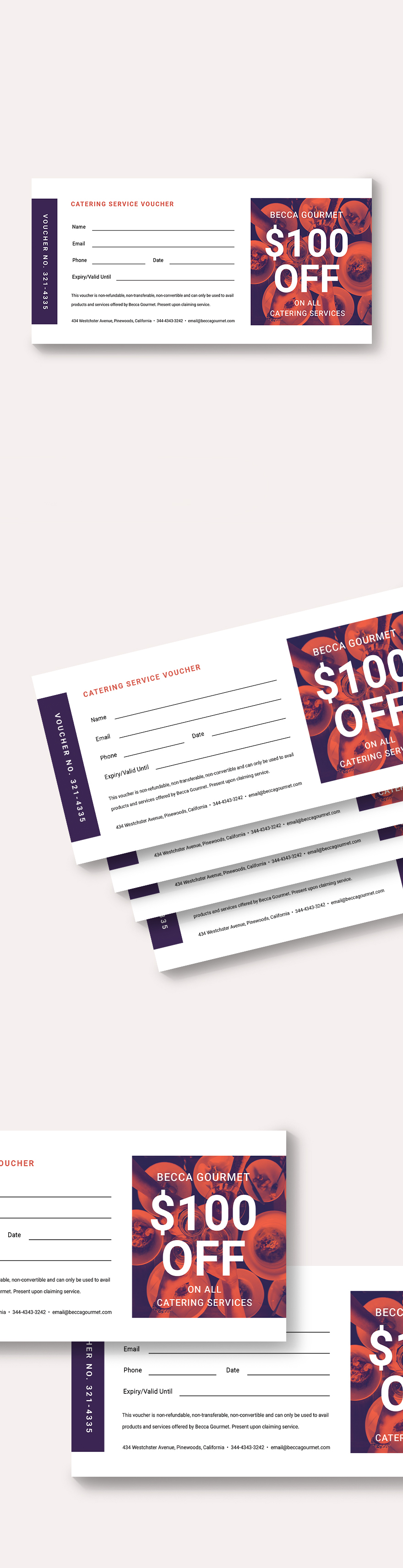 Laundry Service Voucher Template - Illustrator, Word, Apple Pages, PSD ...