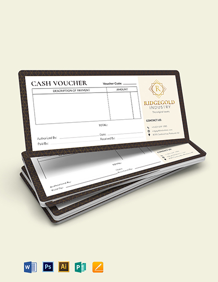 Free 25+ Cash Voucher Templates - Format, PDF, Word, PSD