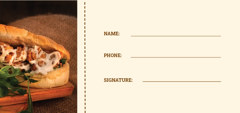 Food Voucher Template Word Free Printable Templates
