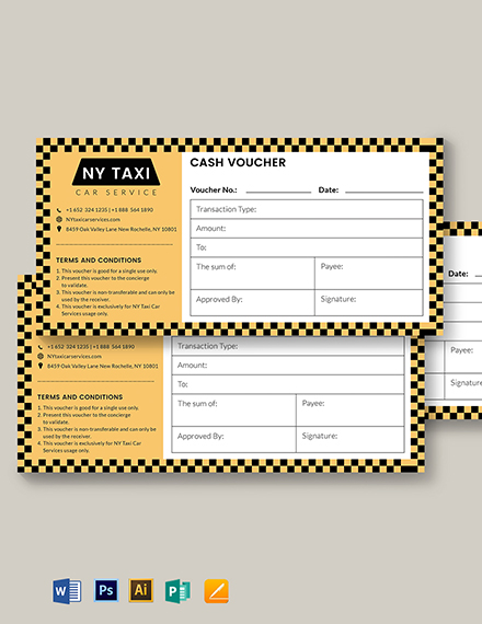 Free 25+ Cash Voucher Templates - Format, PDF, Word, PSD