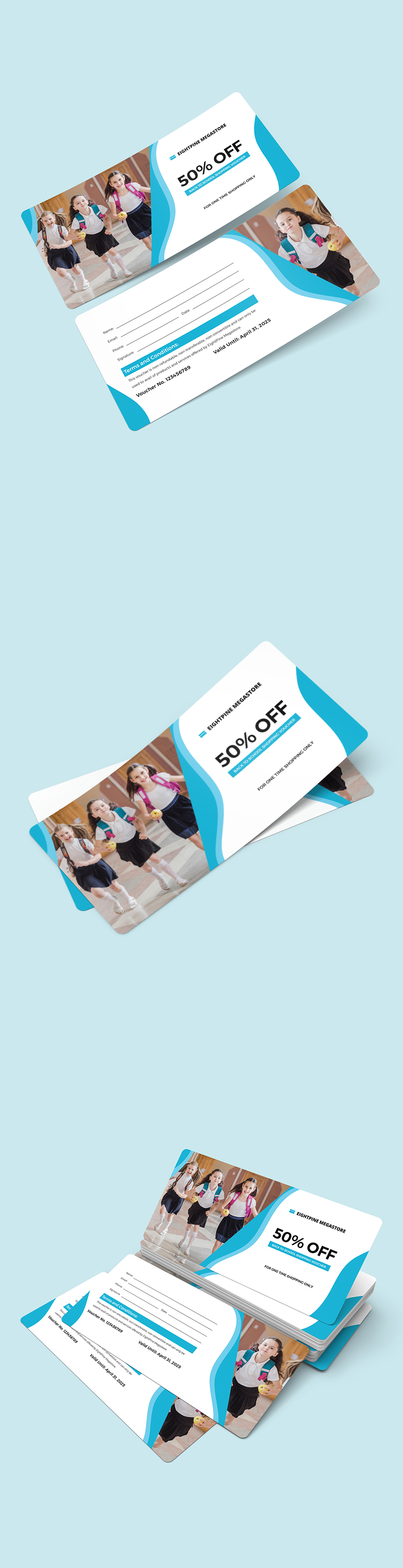 Shopping Spree Voucher Template - Illustrator, Word, Apple Pages, PSD ...