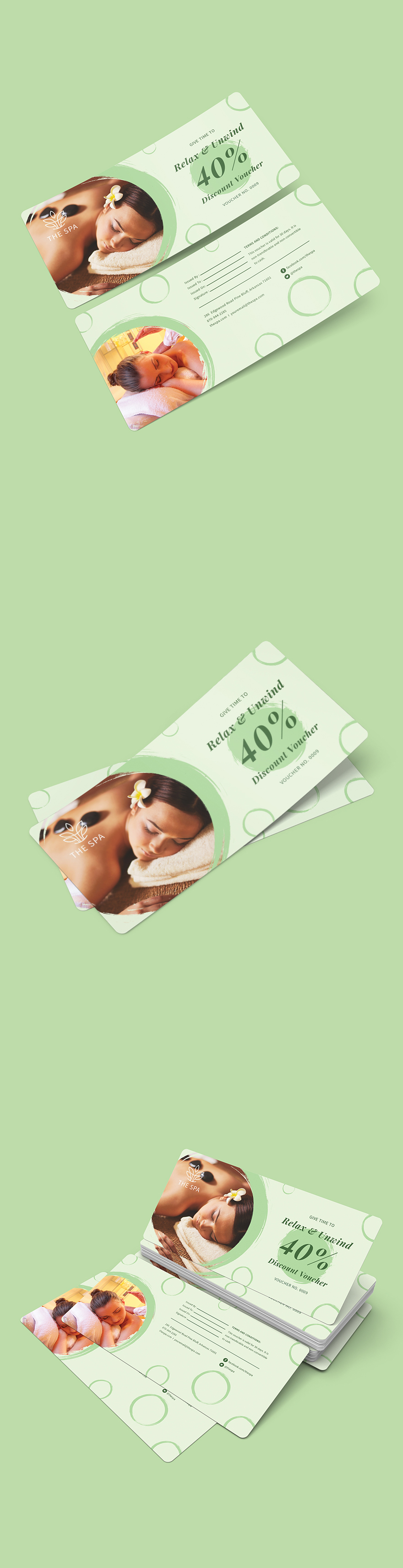 Free Sample Spa Voucher Template - Illustrator, Word, Apple Pages, PSD ...