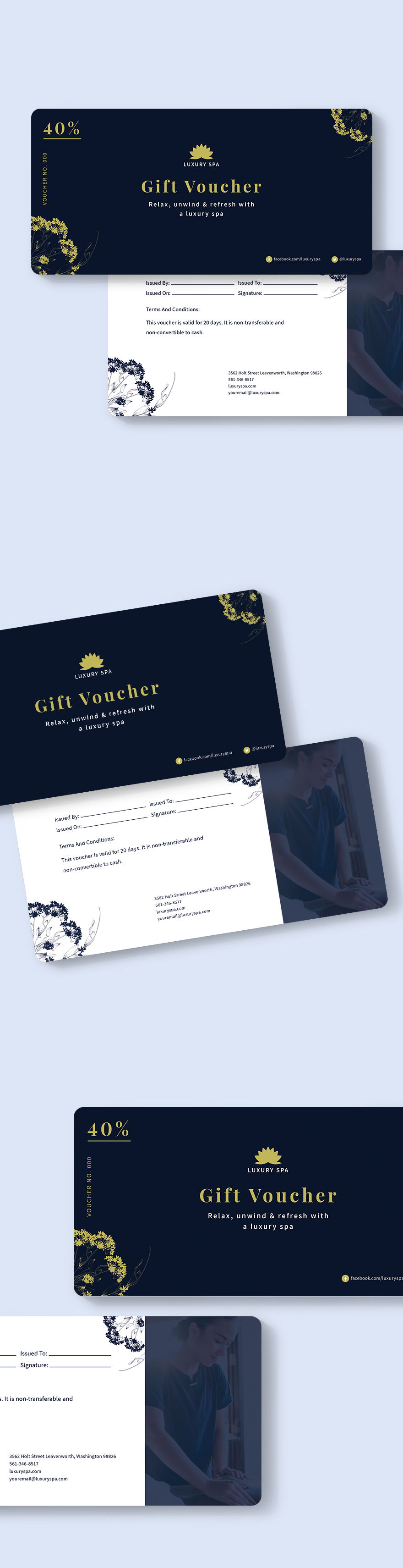 Free Sample Spa Voucher Template - Illustrator, Word, Apple Pages, PSD ...