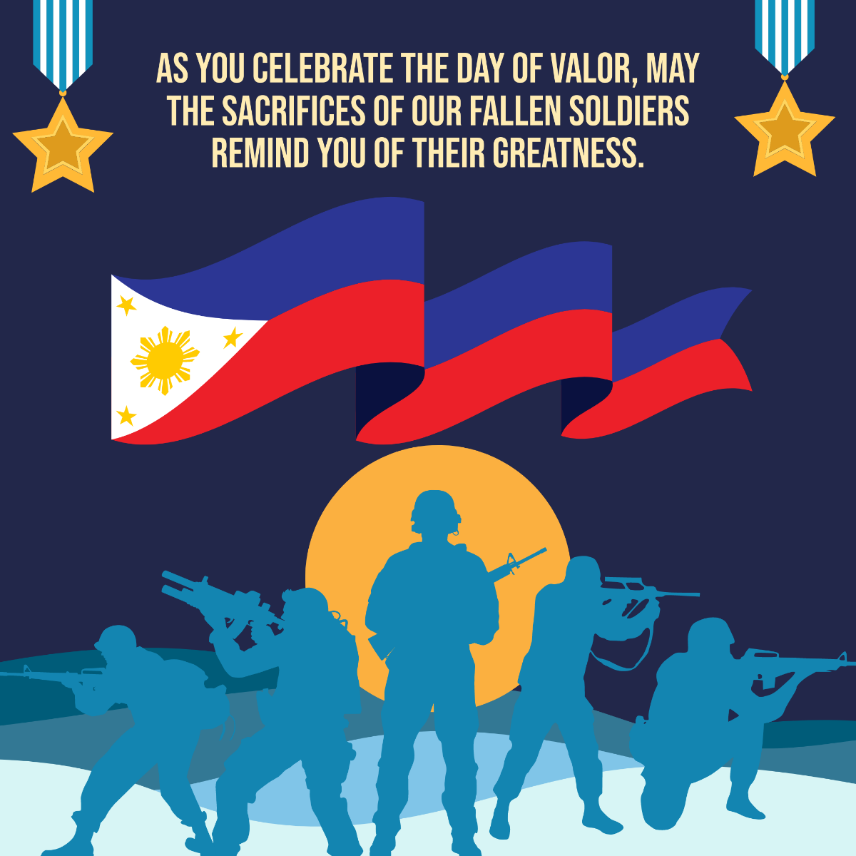 Free Day Of Valor Instagram Post Template Edit Online Download