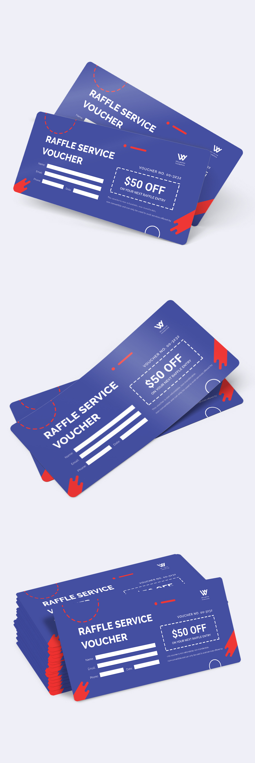 Social Service Voucher Template - Illustrator, Word, Apple Pages, PSD ...