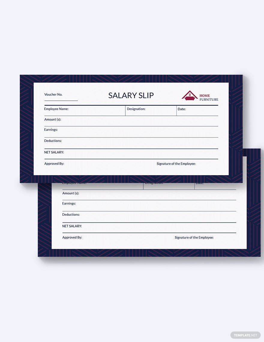 Free Salary Money Voucher Template Download In Word Illustrator PSD