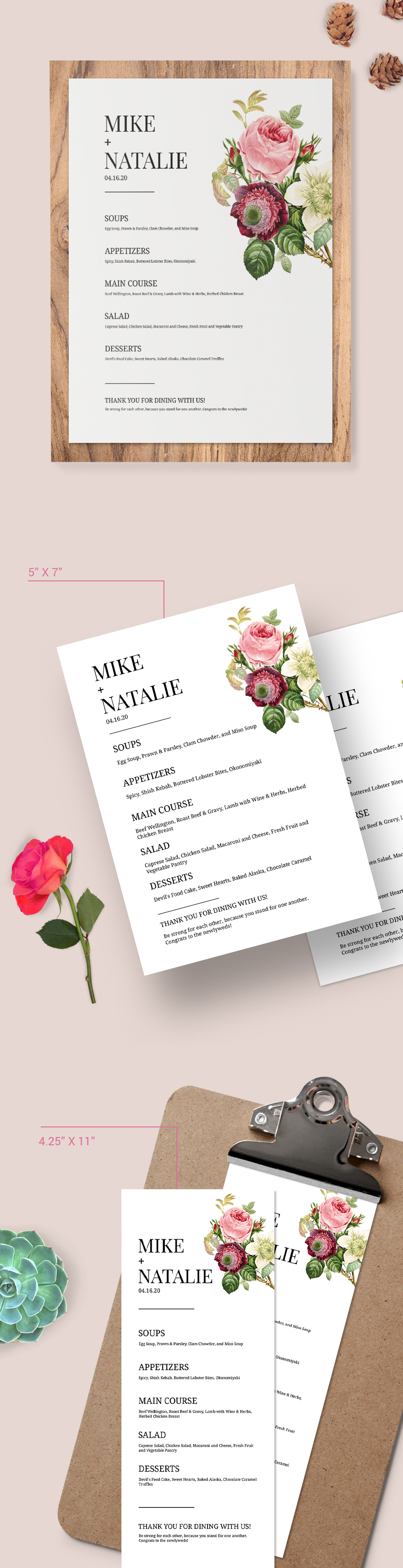 Pizza Menu Template - Illustrator, Word, Apple Pages, PSD, Publisher ...
