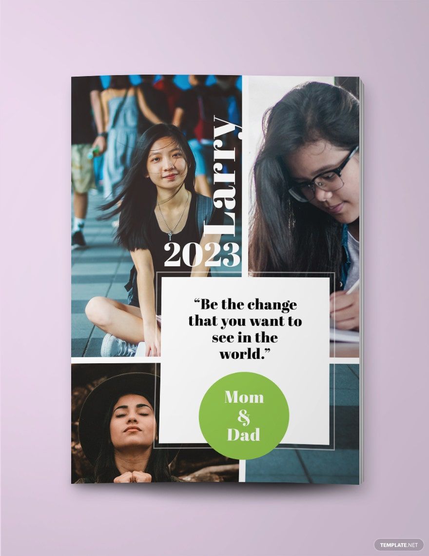 Custom Photo Collage Yearbook Ad Template Google Docs InDesign Word 