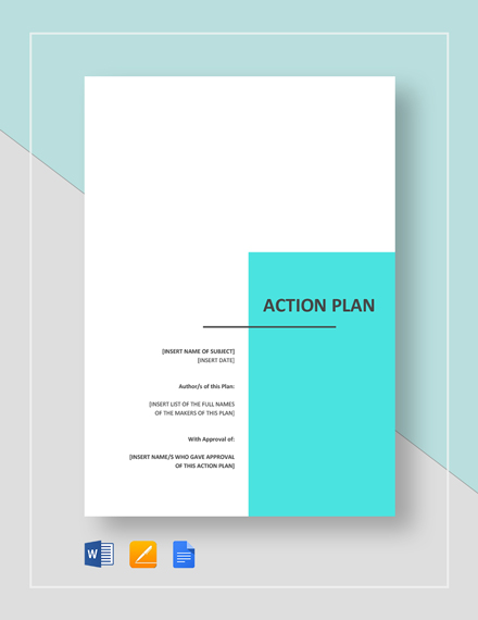 Nursing Action Plan Template [Free PDF] - Word | Google Docs
