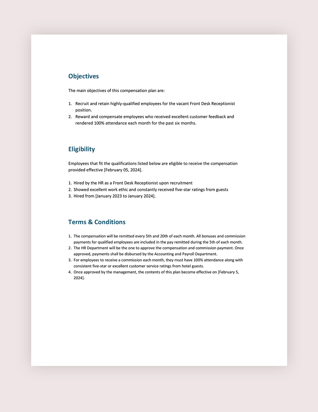 Compensation Plan Template - Google Docs, Word, Apple Pages | Template.net