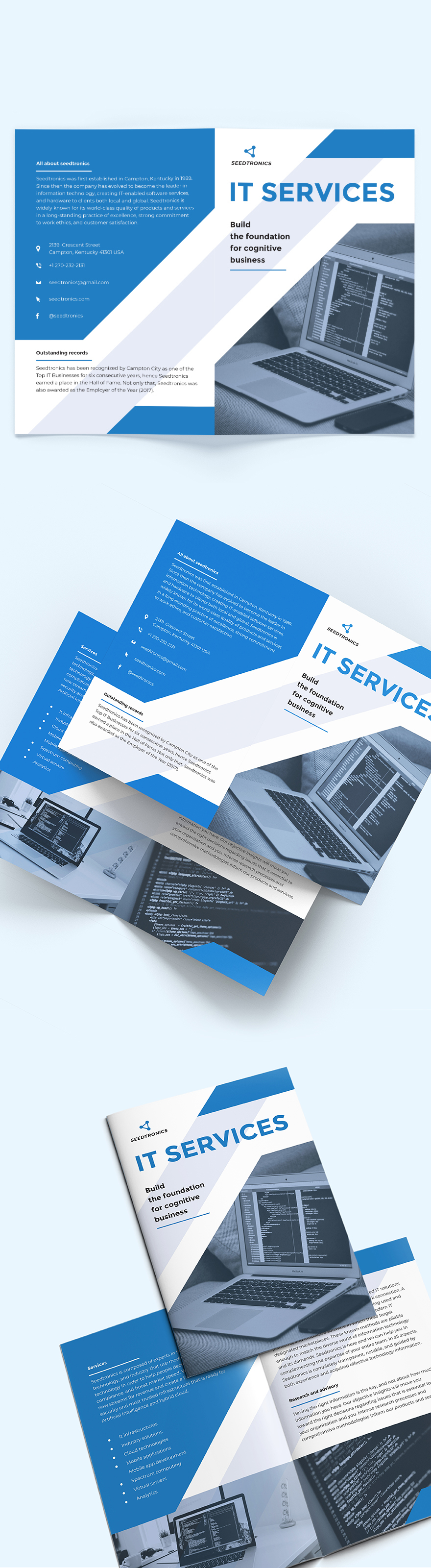 Small Business Brochure Template - PSD | Template.net