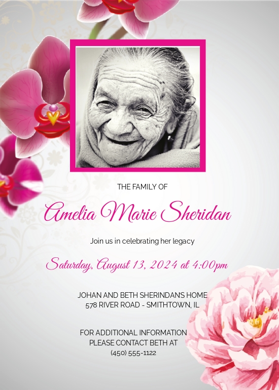 7 Funeral Card Apple Pages Templates Free Downloads Template