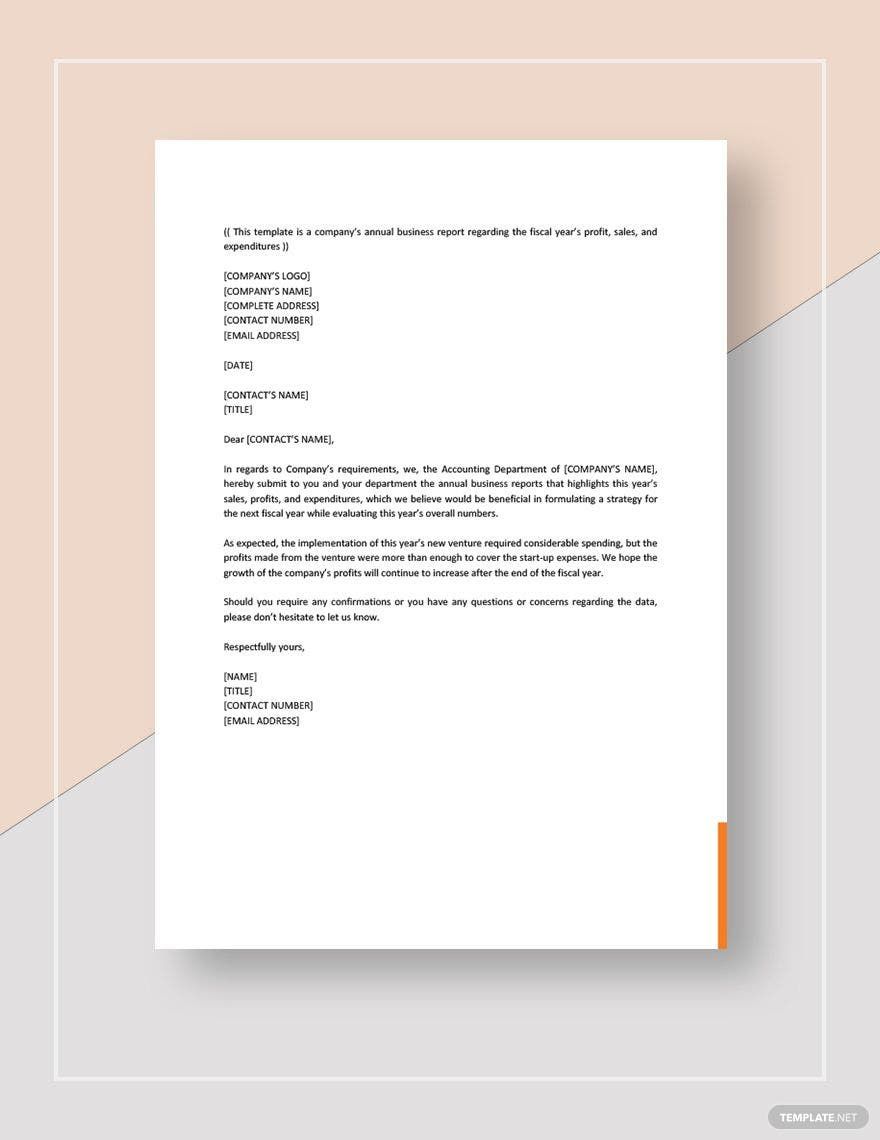 Short Business Report Sample Template - Google Docs, Word, Apple Pages ...