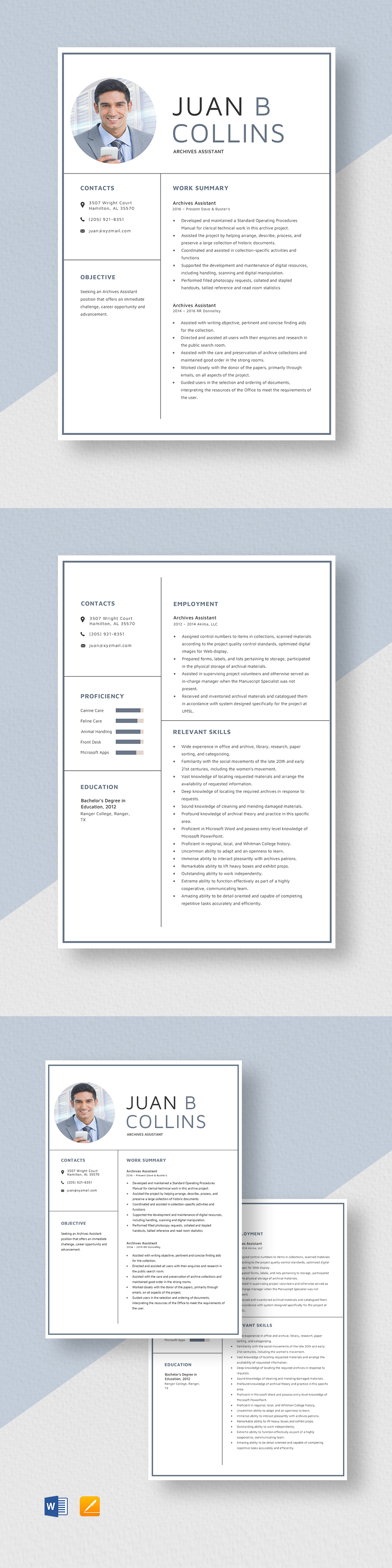 Free Doctor's Assistant Resume Template - Word, Apple Pages | Template.net