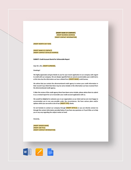 16+ Best Free Credit Report Templates - Free Word, PDF, Docs