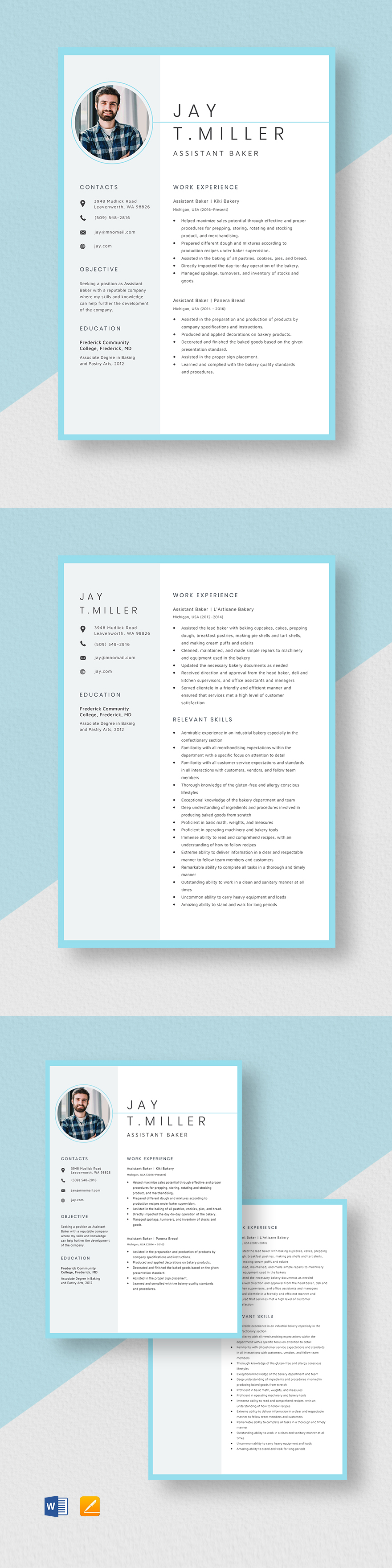 Assistant Banker Resume Template - Word, Apple Pages | Template.net