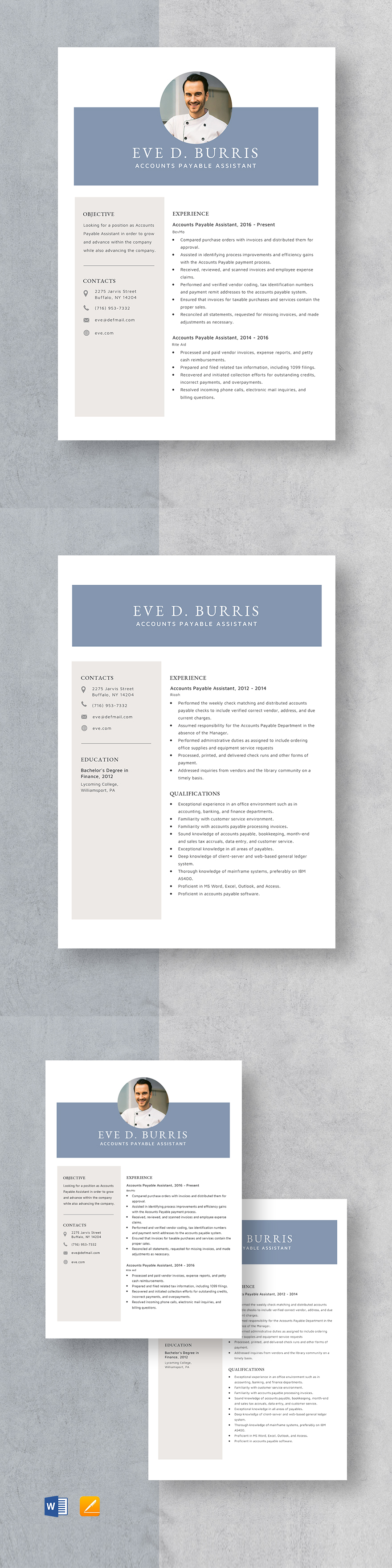 Assistant Banker Resume Template - Word, Apple Pages | Template.net
