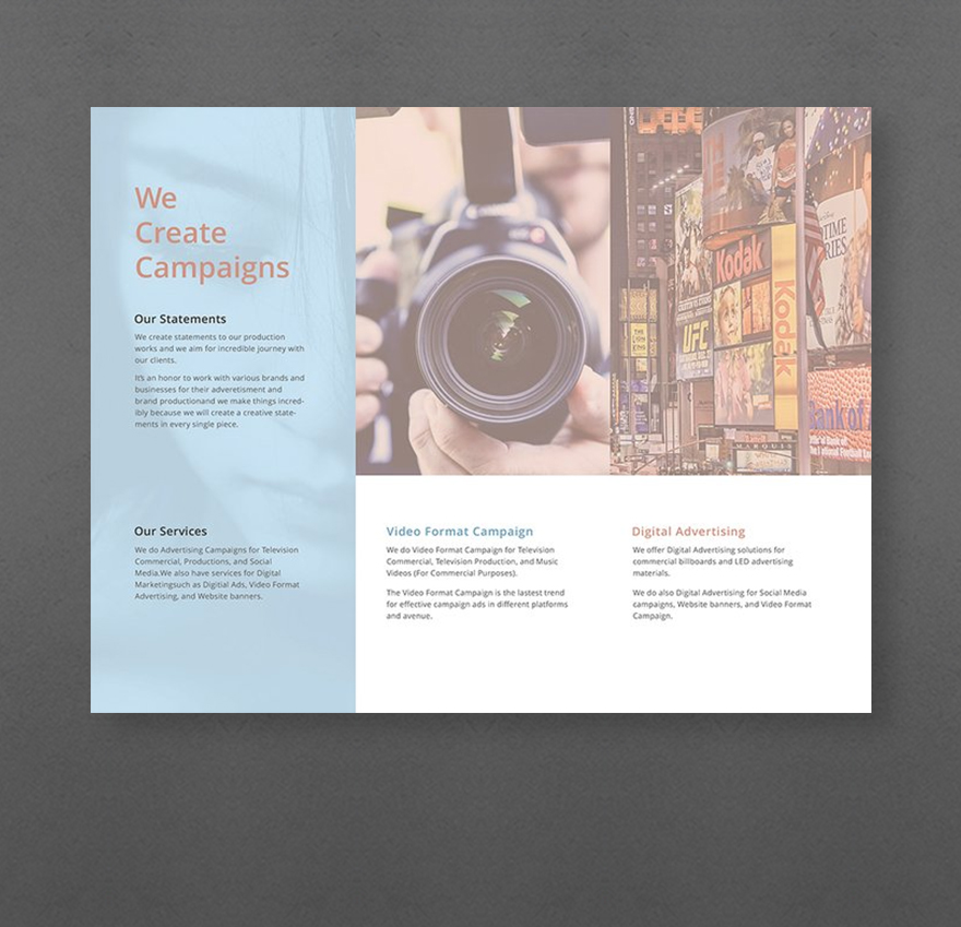 Blank Brochure Template - Download in PDF, Illustrator, PSD | Template.net