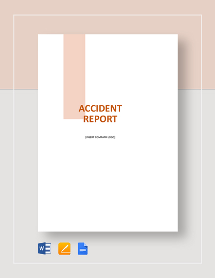 25+ Sample Accident Report Templates - Word, Docs, PDF, Pages