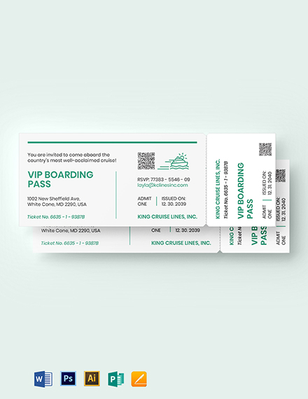 19+ Best Travel Ticket Templates - PSD, AI, Word
