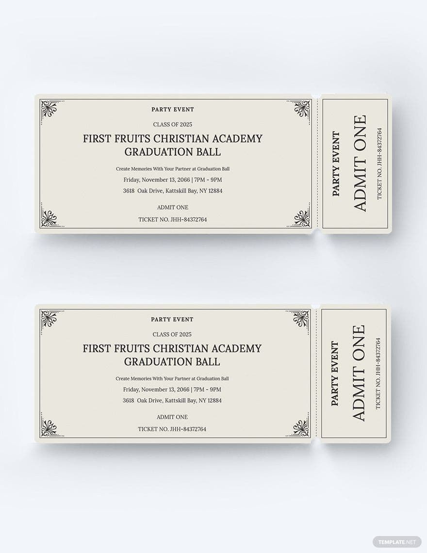 Valentines Party Event Ticket Template Download In Word Illustrator 