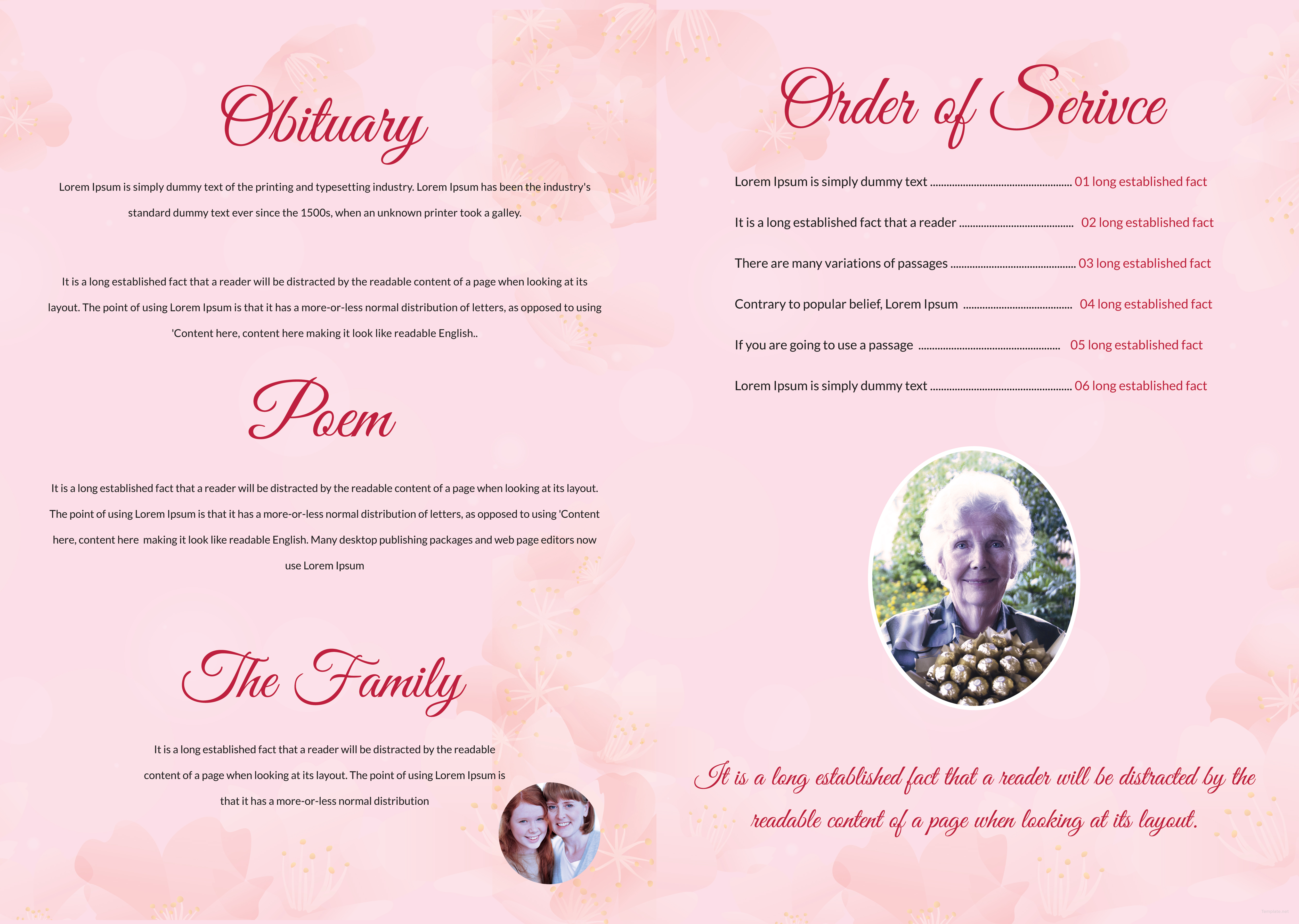 Funeral Brochure Templates