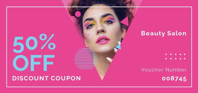 Pink Dotted Designer Business Card - Templates by Canva