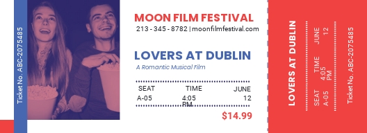 Free Movie Ticket Templates 33 Download In Word Pages Publisher 