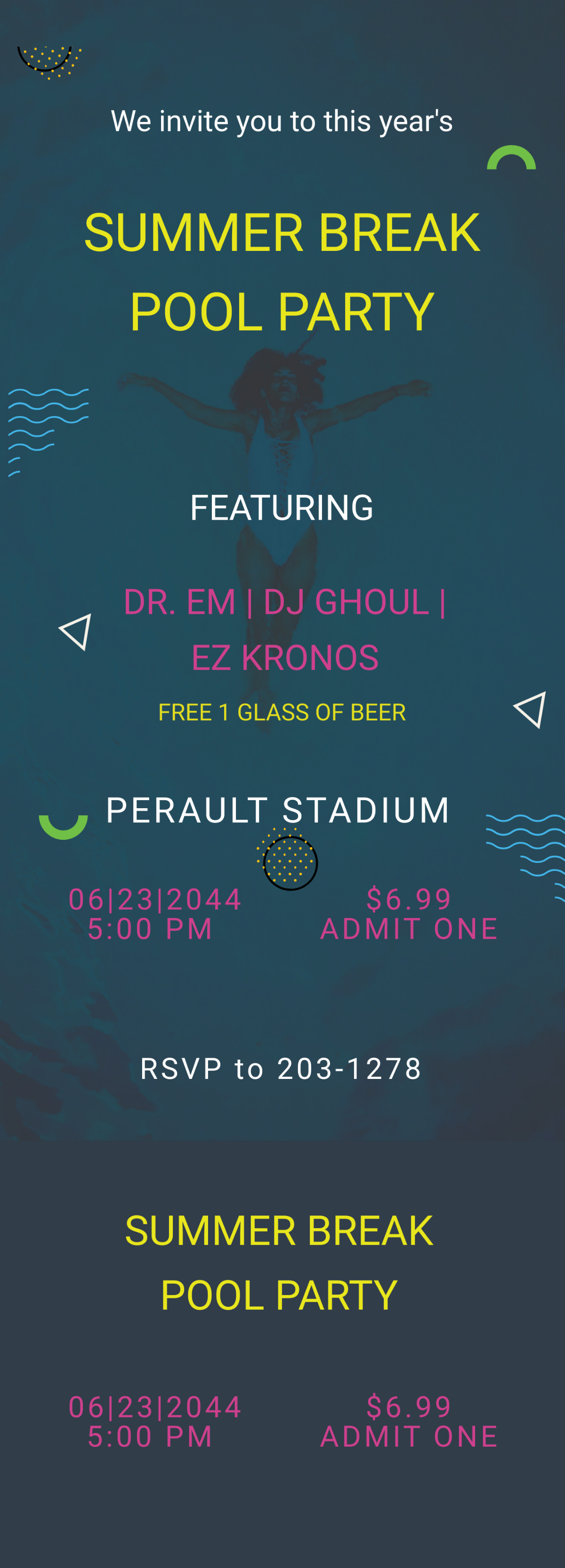 FREE Party Ticket Template Download In Word PDF Illustrator FREE Party Ticket Template Download In Word PDF Illustrator