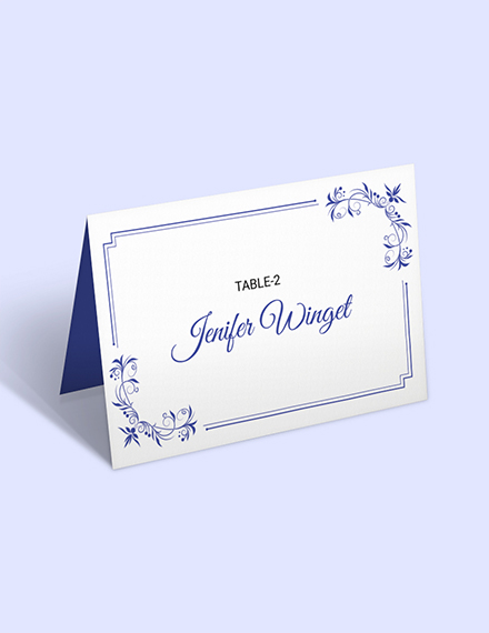FREE D U Wedding Place Card Template Download 223 Cards In PSD 