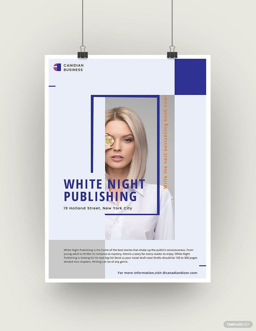 Advertising Poster Pages Templates Design Free Download Template