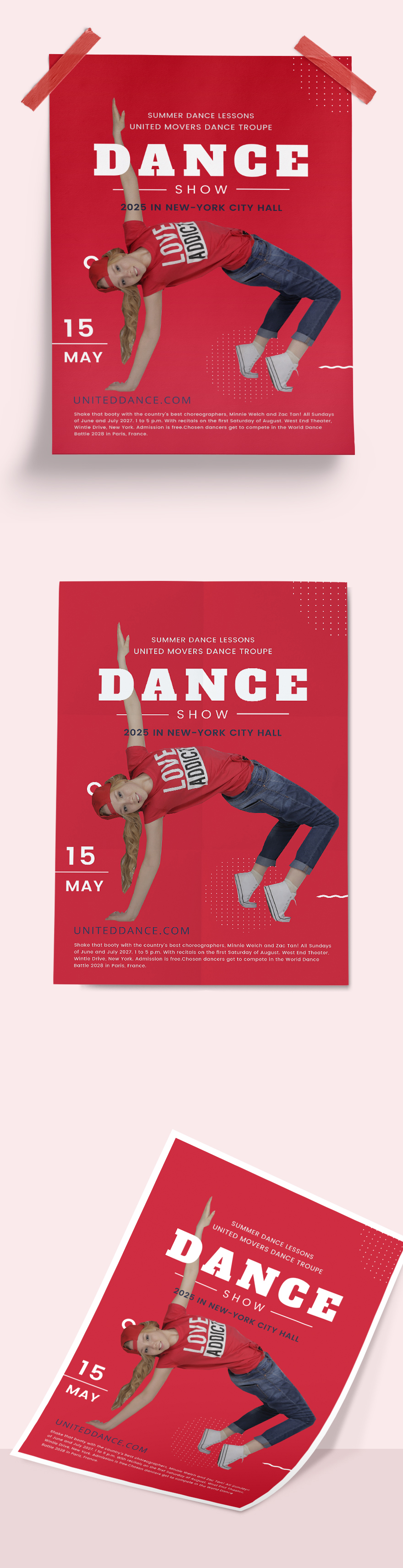 Dance Party Poster Template - Illustrator, Apple Pages, PSD | Template.net