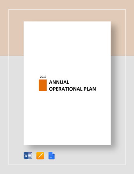 FREE 47+ Operational Plan Templates in MS Word | Pages | Google Docs | PDF