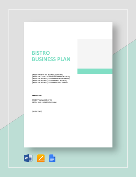Bar Business Plan Template - 18+ Free Word, Excel, PDF Format Download