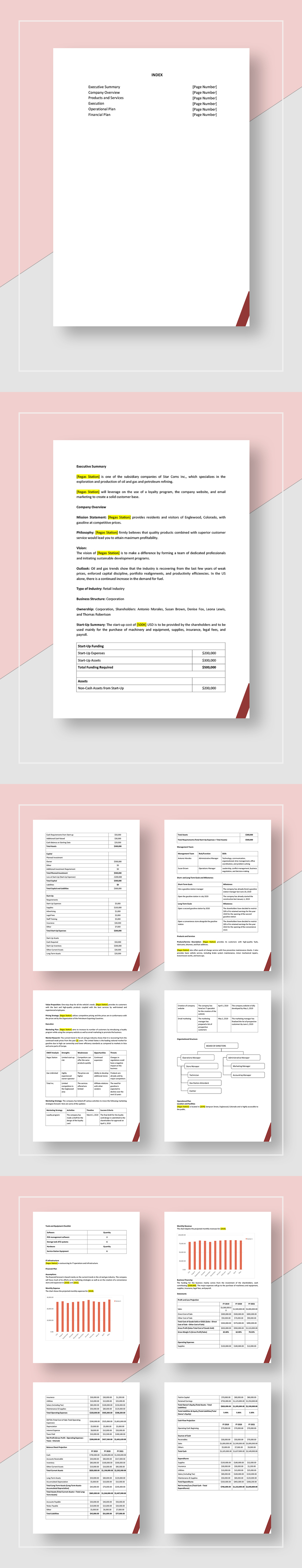 Gas Station Business Plan Template - Google Docs, Word, Apple Pages ...