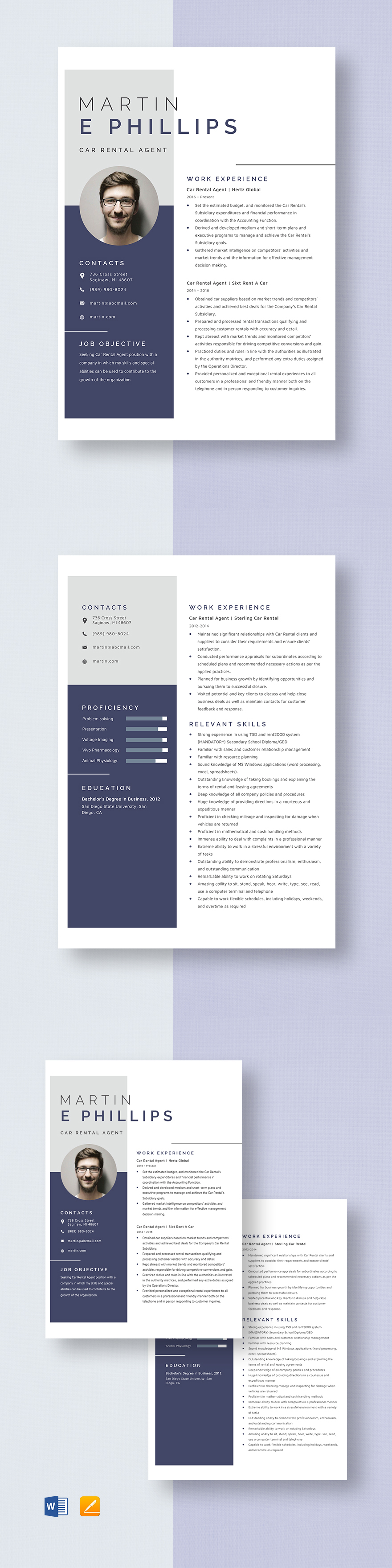 Car Wash Manager Resume Template - Word, Apple Pages | Template.net