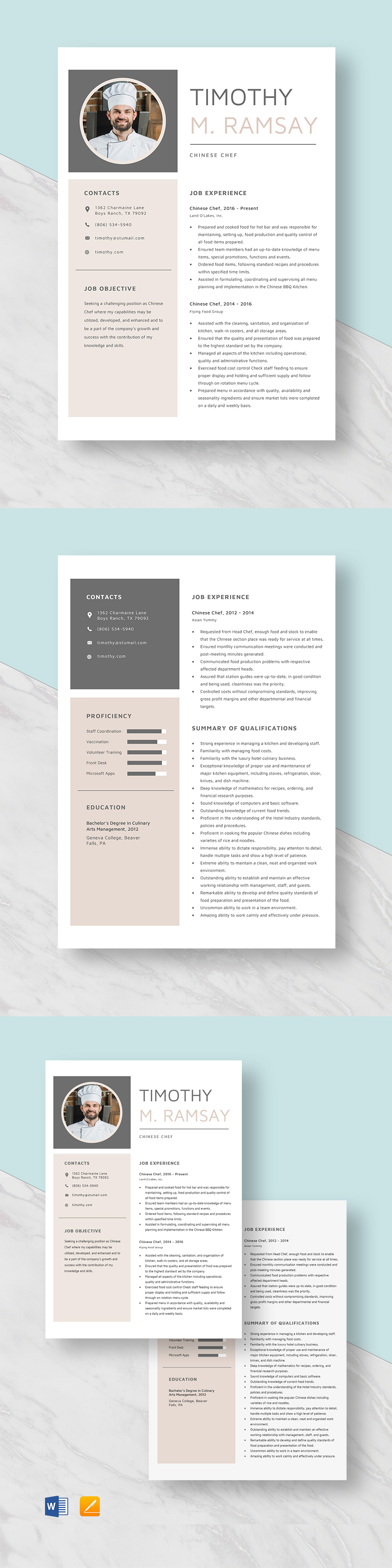 Free Generic Resume Template - InDesign | Template.net