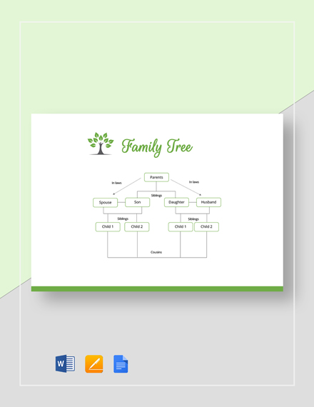FREE Family Tree Templates In Microsoft Word DOC Template