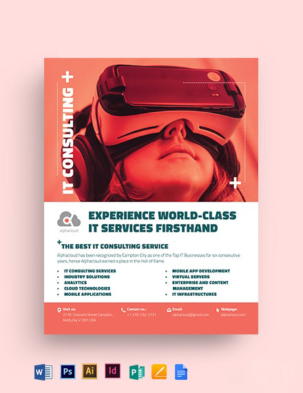 Information Technology Newsletter Template - HTML5, Word, Apple Pages ...