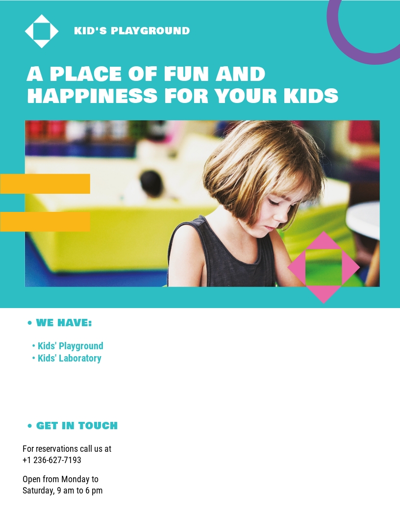 Play School Flyer Template