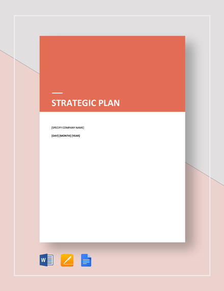 37+ Strategic Plan Templates - PDF, Docs