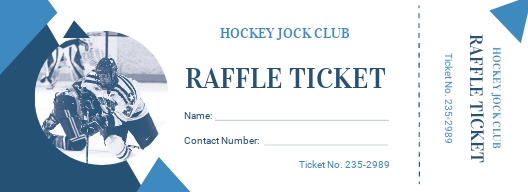 Free Ice Hockey Ticket Template Illustrator Word Apple Pages PSD 
