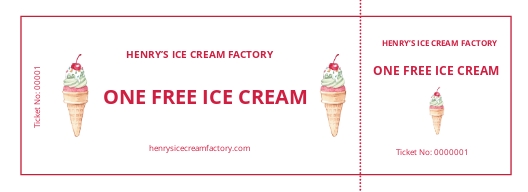 Printable Ice Cream Ticket Template Printable Templates